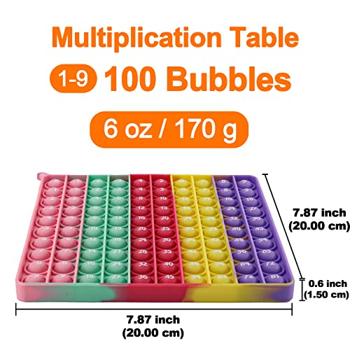 Snapklik.com : Multiplication Table Chart Square Pop Fidget Toys ...