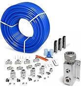 FIDEURSUS Compressed Air Piping System with 3/4 Inch ID x 200 feet HDPE ...