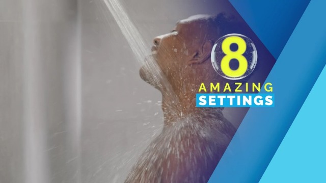 Watch AquaCare AS-SEEN-ON-TV High Pressure 8-mode Handheld Shower on ...