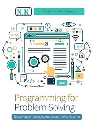Programming for Problem Solving (I Year) B.Tech. Text Book-2018 ...
