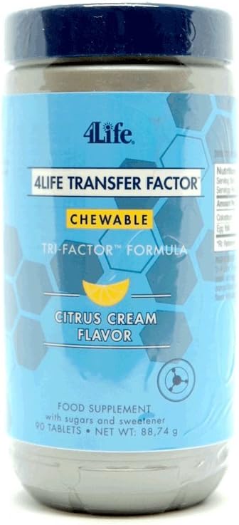 4Life Transfer Factor Tri-Factor Formula Chewable/Masticable - 90 ...
