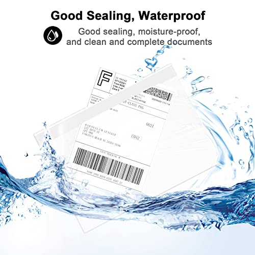 Snapklik.com : 1000 PCS Shipping Label Sleeves, 7.5 X 5.5 Shipping ...