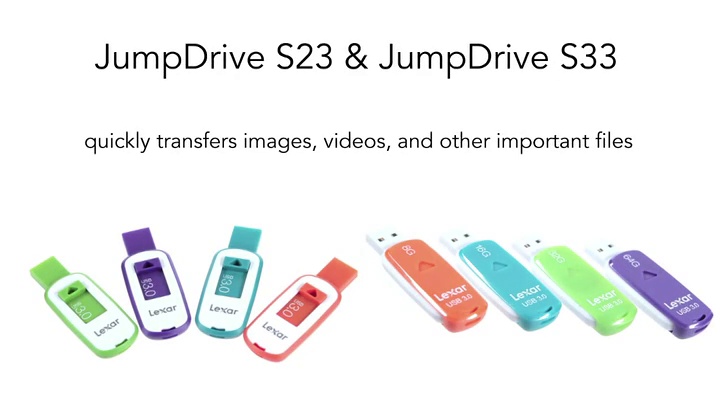 Watch Lexar JumpDrive S33 32GB USB 3.0 Flash Drive LJDS33-32GASBNA ...