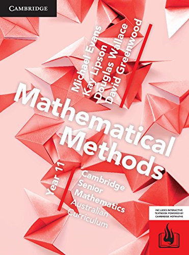 Mathematical Methods Year 11 for the Australian Curriculum : Evans ...