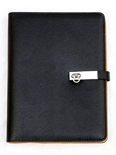 Grand Gifts Dairy Corporate Black Refillable Ring Binder Personal Diary ...