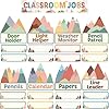 Amazon.com: WorldBazaar Classroom Jobs Bulletin Board Set 45 Pcs ...