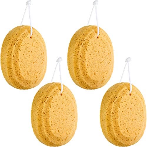 Amazon.com: 4 Pieces Soft Bath Sponge Exfoliating Shower Foam Body ...