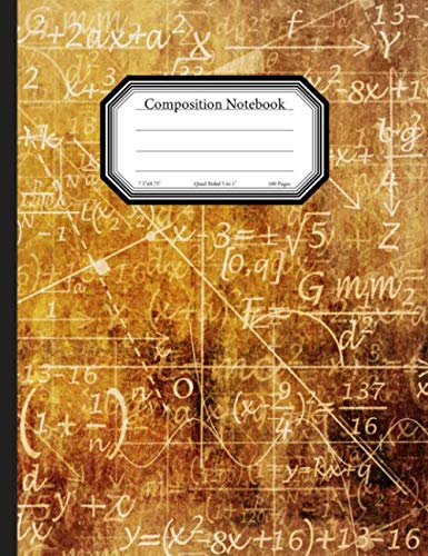 Composition Notebook: Graph Paper - 7.5x9.75" - 100 Pages - 5x5: Nice ...