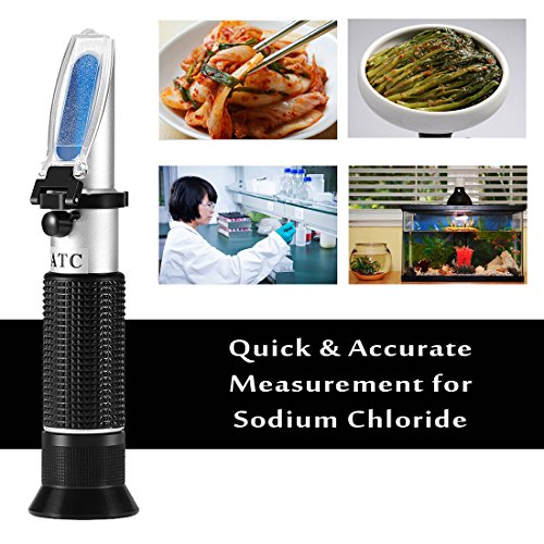 Snapklik.com : Sodium Chloride Refractometer,VRESOURCING 028% Salt ...