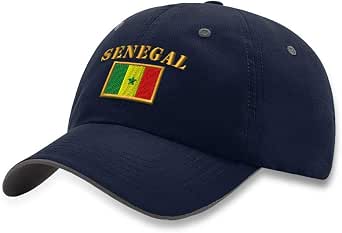Richardson Soft Running Hat Senegal Flag Embroidery Polyester ...