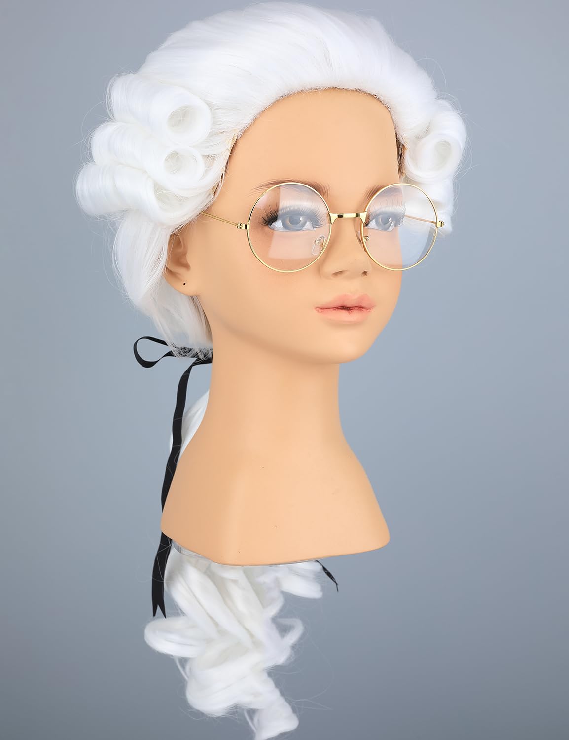 Snapklik.com : Morvally Kids Colonial Judge Wig And Glasses 18th ...