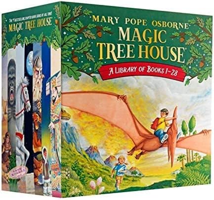 Amazon.com: A Library of The Original Collection of Magic Tree House 1 ...