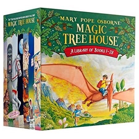 Amazon.com: A Library of The Original Collection of Magic Tree House 1 ...