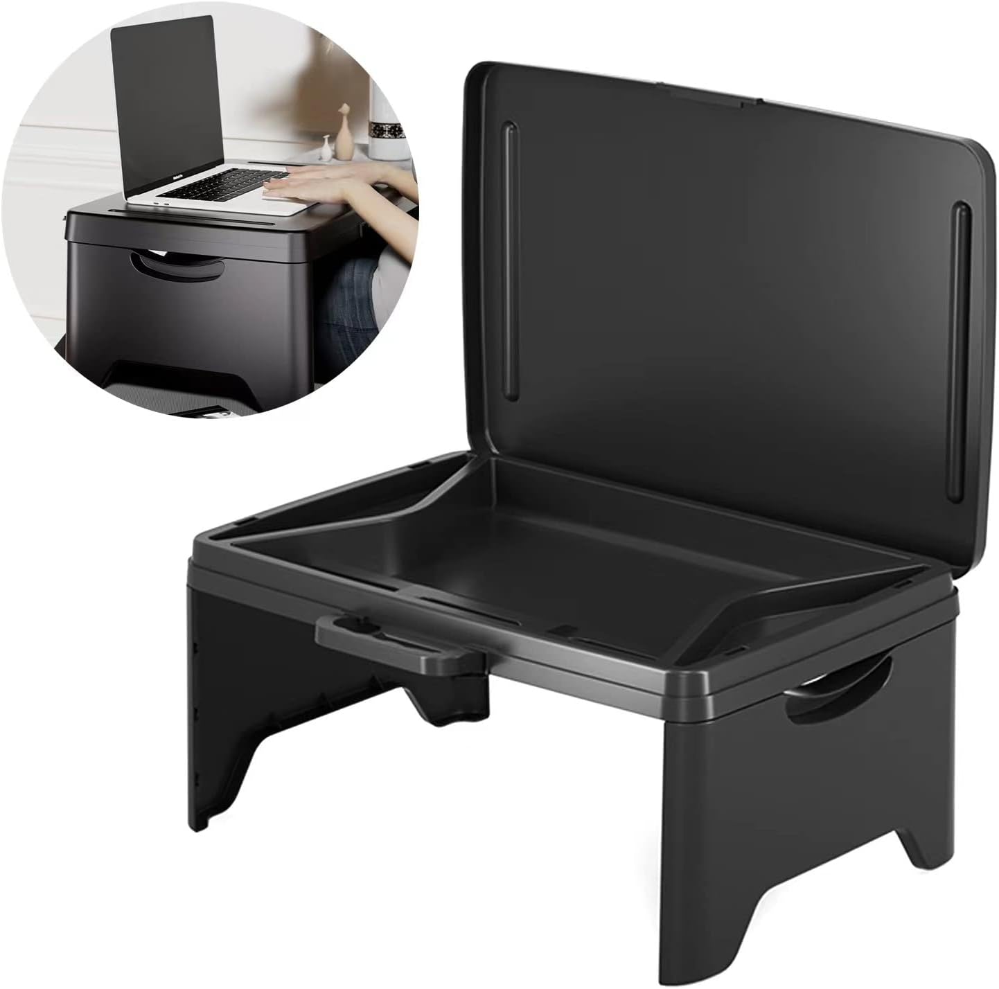 Amazon.com: Portable Folding Lap Desk, Laptop Desk Travel Bed Table ...