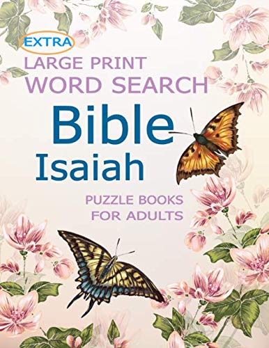 Large Print Word Search Bible Isaiah Puzzle Books: for Adults Puzzles ...