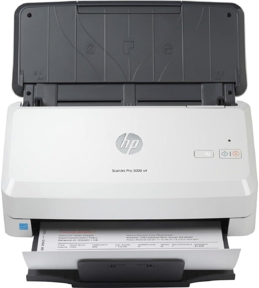 Amazon.com: HP ScanJet Pro 3000 s4 Sheetfed Scanner - 600 dpi Optical ...