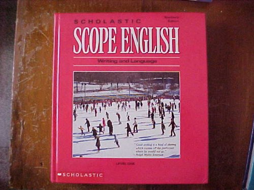 Scholastic Scope English Level One Teacher's Edition Isbn 0590354493 ...