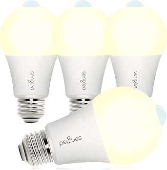 Sengled Motion Sensor Light Bulbs, A19 LED Dusk to Dawn Bulbs 3000K ...