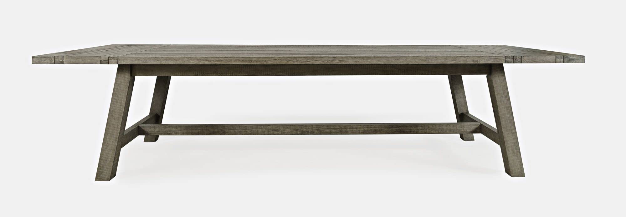 Amazon.com - Jofran Telluride Rustic Distressed Pine 127" Trestle ...