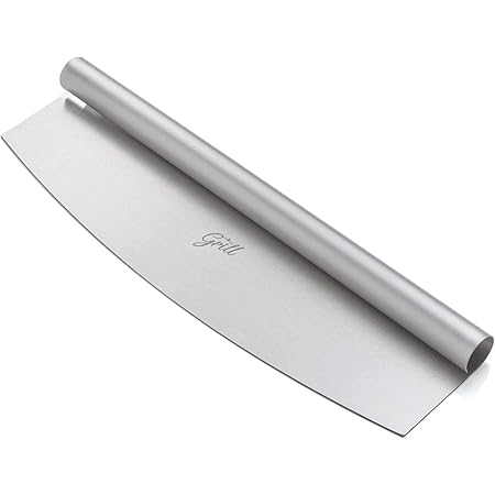 Amazon.com: HANS GRILL PIZZA CUTTER ROCKER BLADE | 14" Large Japanese ...