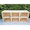 PYXIDAS Wooden Crates Burnt Effect Natural Long Short Smaller Storage ...