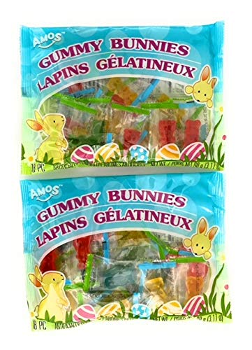 Amazon.com : Gummy Bunnies Easter Candy Individually Wrapped 16pcs ...
