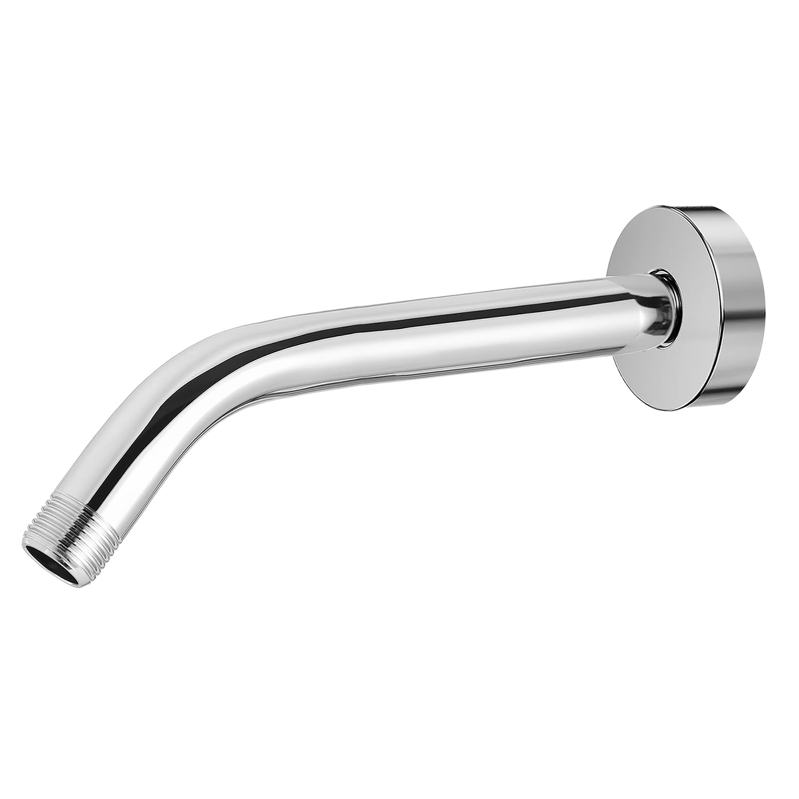 Eolax 10 Inch Shower Arm and Flange, Made of Stainless Steel, Wall ...