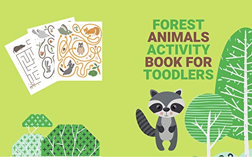 Forest Animals Activity Book for Toodlers (Libros para niños 1 ...