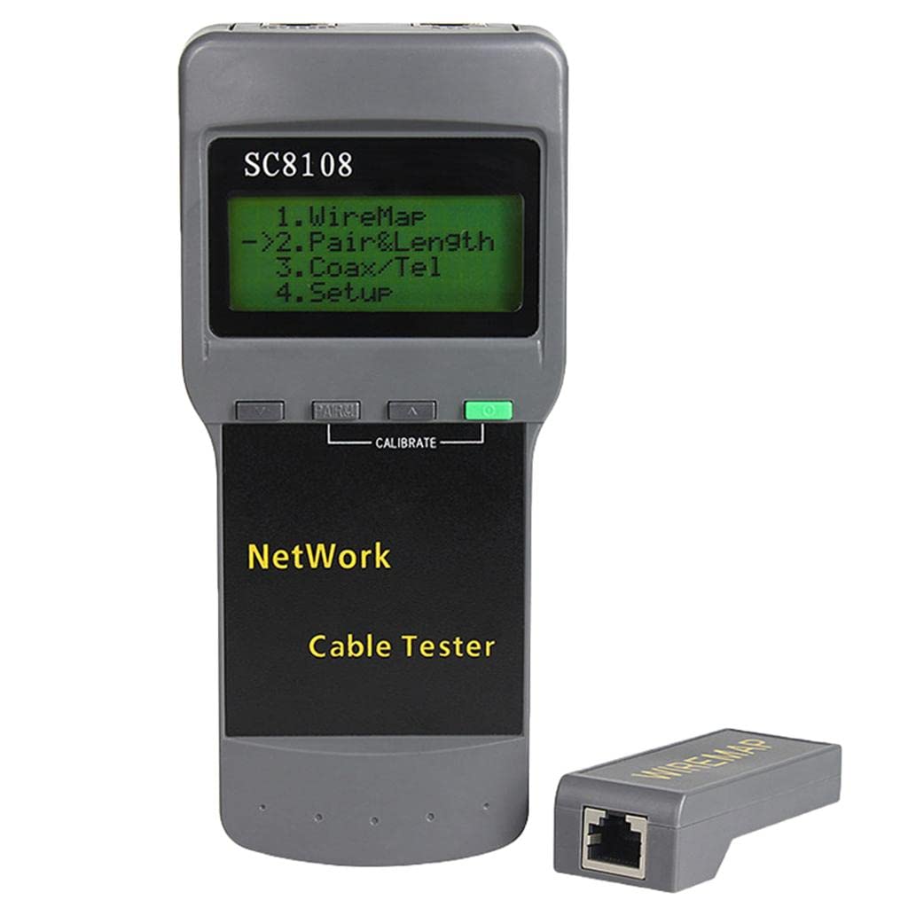 LYLA Sc8108 Rj45 Network Tester Lan Length Cable Meter Measurement ...