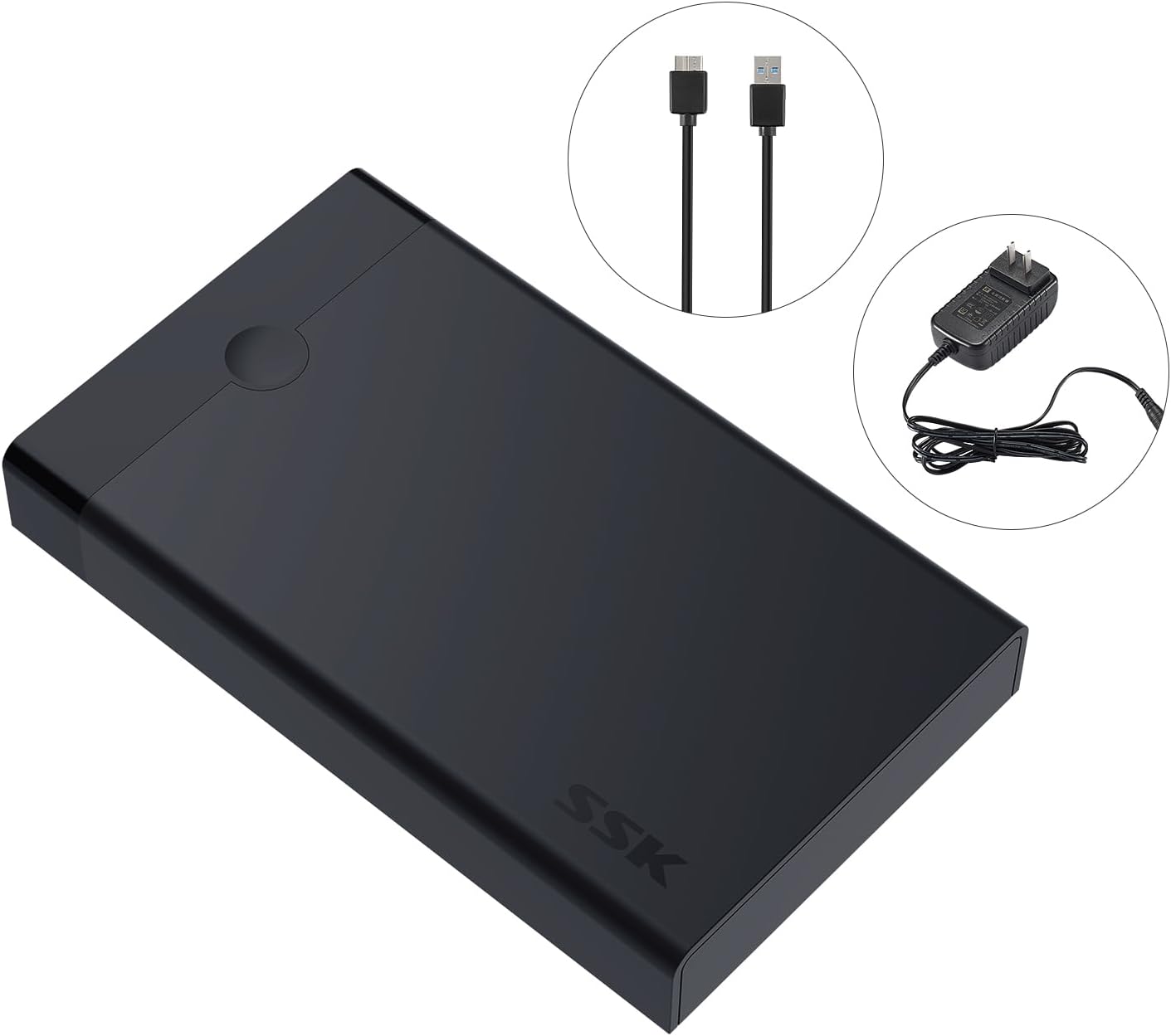 Amazon.com: SSK Hard Drive Enclosure USB3.0 to SATA Lay-Flat Hard Drive ...