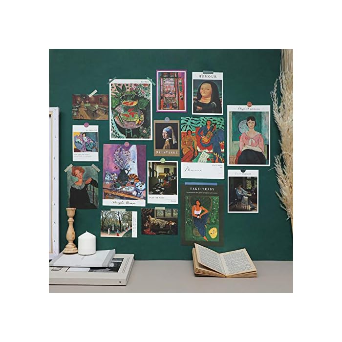 Buy Green Posters for Room Aesthetic Figure Photo Collage Kit for Wall ...