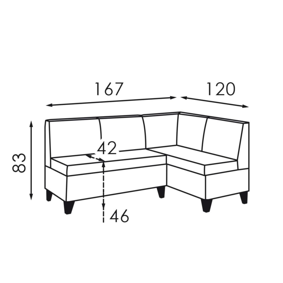 Corner Bench With Storage Underneath DIY Banquette Bench/ Bench