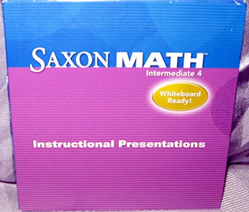Amazon.com: Saxon Math Intermediate 4: Instructional Presentation CD ...