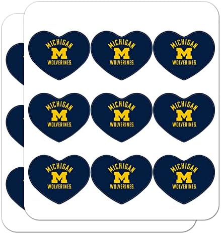 Amazon.com: University of Michigan Wolverines Logo Heart Shaped Planner ...