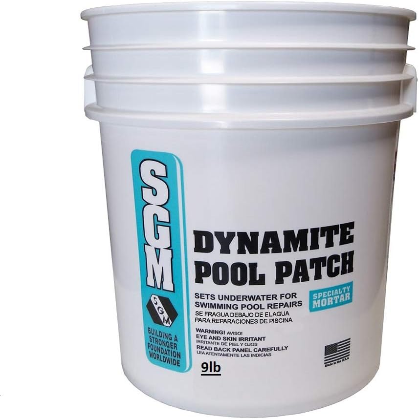 Amazon.com: E-Z Patch 1 Fast Set Underwater or above Water Pool Plaster ...