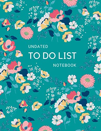 Undated To Do List Notebook: Hourly Time Slots | 8.5 x 11 Large Daily ...