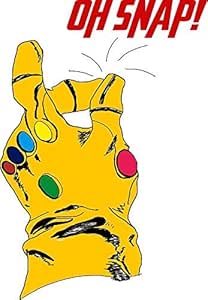 Amazon.com: MR3Graphics Magnet Thanos Infinity Gauntlet Oh Snap ...