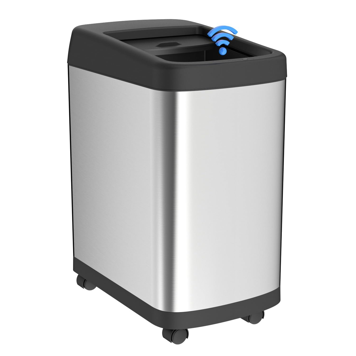 Amazon.com: ELLO&ALLO 13 Gallon Kitchen Trash Can with Roll Up Lid ...