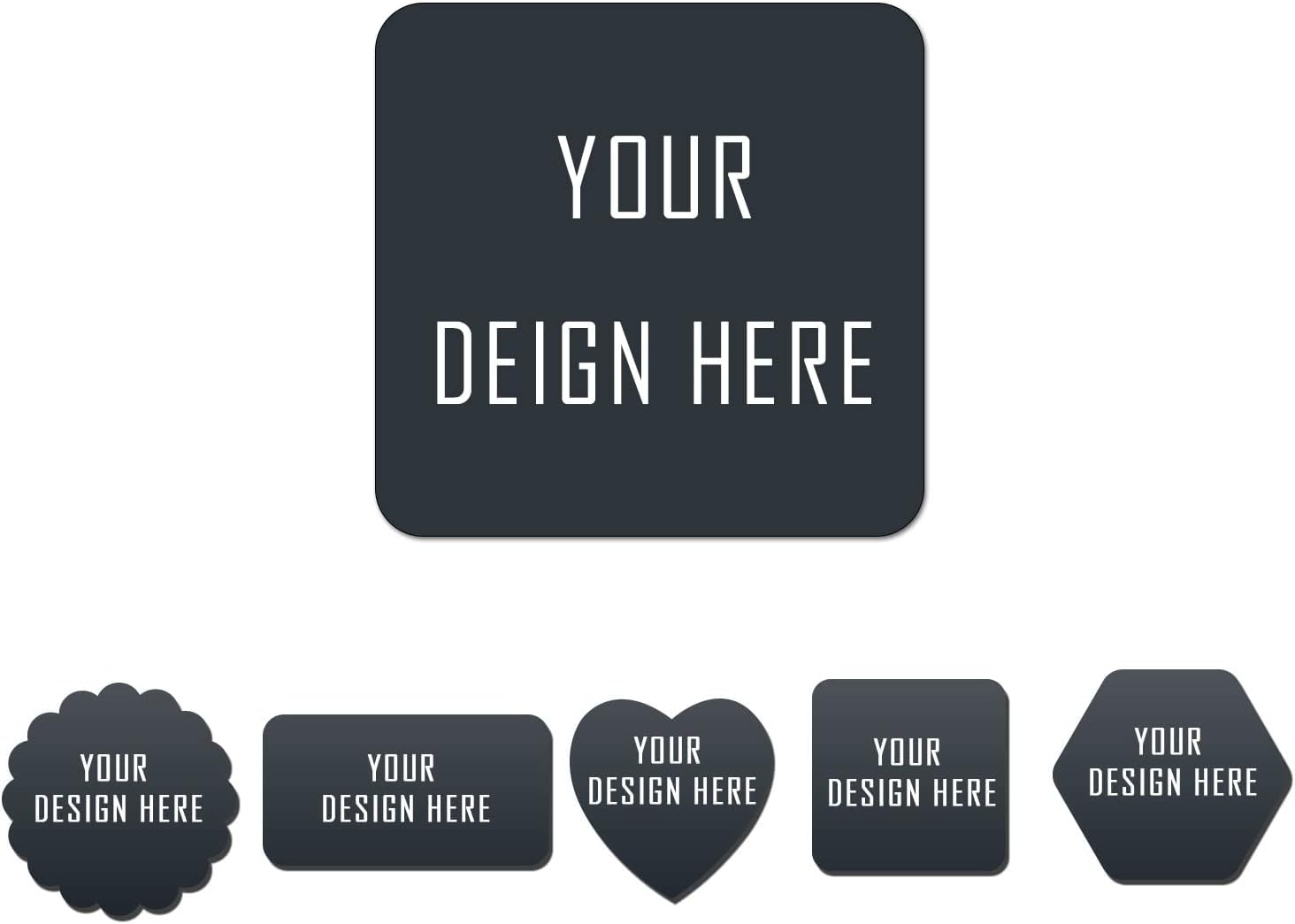 Amazon.com: 300 pcs Premium Custom Stickers Uncoated Paper 2 inch ...