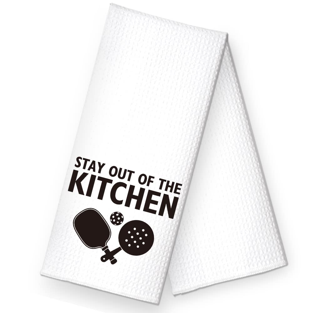 Amazon.com: RZHV Stay Out of The Kitchen Kitchen Towel, Funny ...