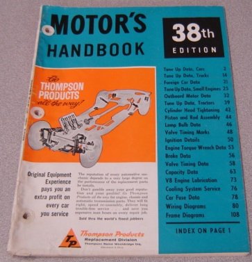 Motor's Handbook 38th Edition: Motor: Amazon.com: Books