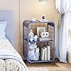 Amazon.com: APEXCHASER Cute Nightstand,Metal Side Table,3-Tier Modern ...