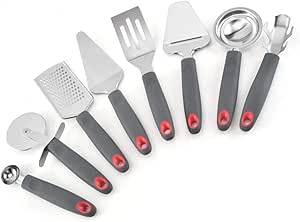Amazon.com: ZLXDP 7pcs/set Stainless Steel Kitchen Tools Cooking ...