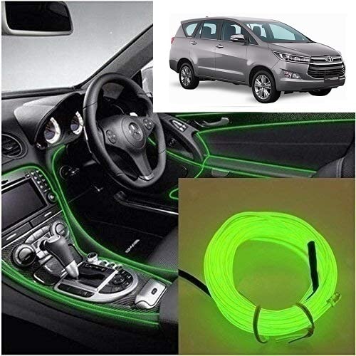After Cars EL Wire Car Interior Ambient Neon Light for Innova Crysta ...