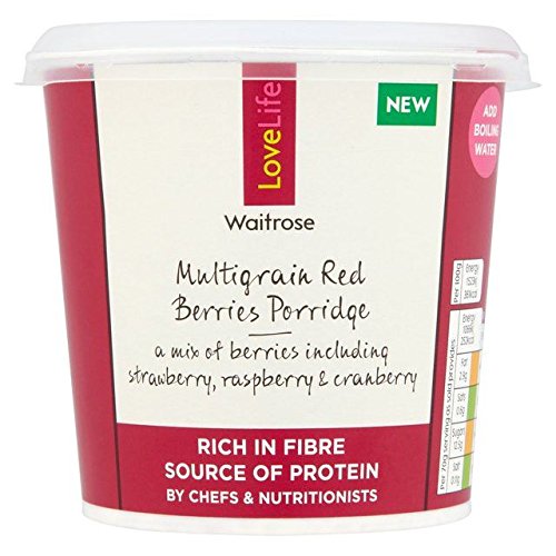 Amazon.com: Waitrose Multigrain Red Berry Porridge Pot 70g : Grocery ...