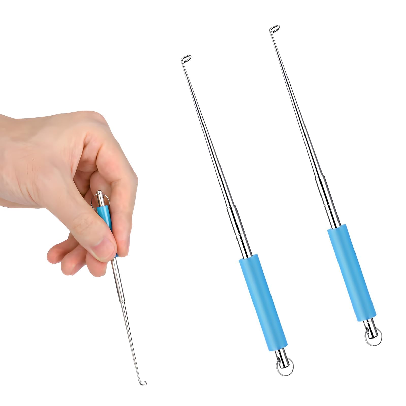 MYHOGOOD 2 Pcs Fishing Hook Remover, Stainless Steel Quick Fishing Hook ...