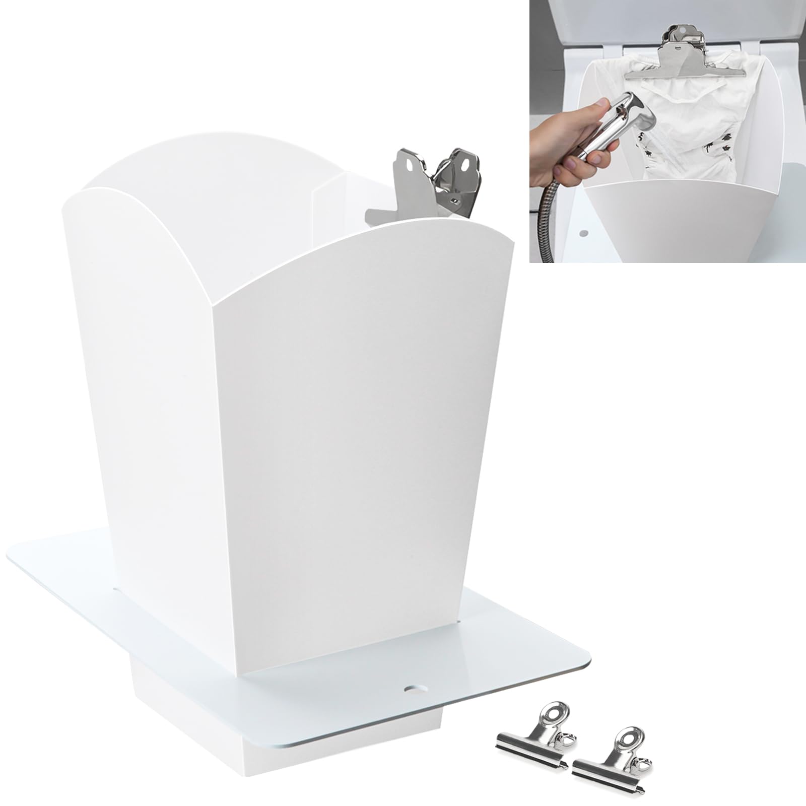 Snapklik.com : Cloth Diaper Sprayer Splatter Shield - Prevents Water ...