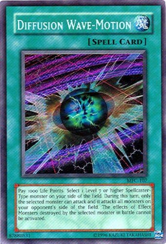 Amazon.com: Yu-Gi-Oh Magician's Force Foil Card - Diffusion Wave-Motion ...