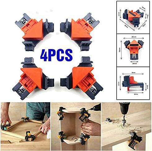 4PCS Wooden Clamps, Angle Clamps 90 Degree Corner Clamp for Woodwork ...