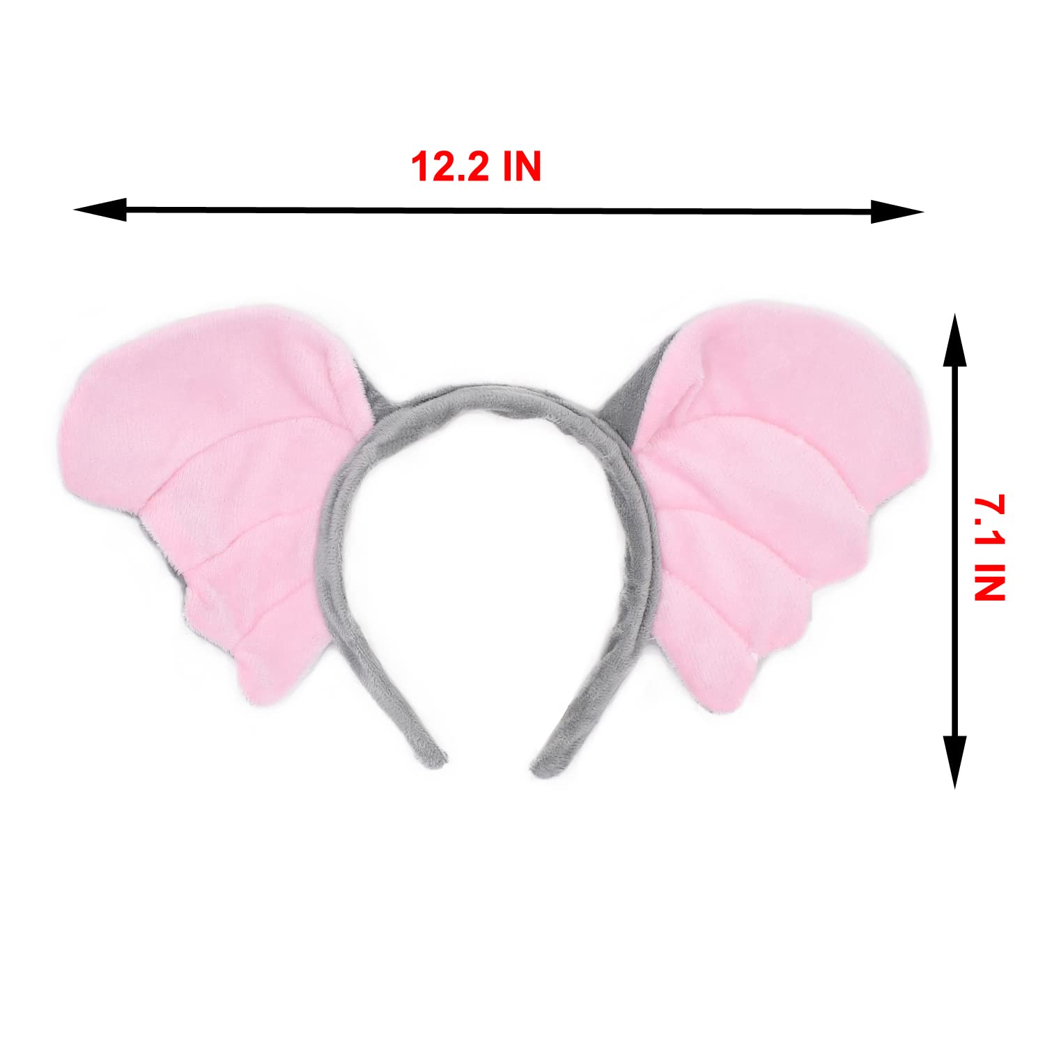 Snapklik.com : Plush Elephant Ears Headband-Halloween Christmas ...